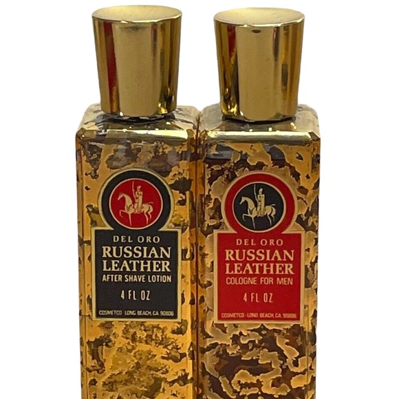 Imperial DEL ORO | Grooming | Vtg Imperial Del Oro Russian Leather After Shave Lotion Cologne 4 ...